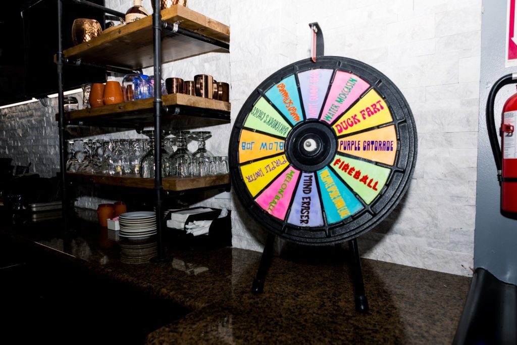 shot wheel - Stats Sports Bar and Grill